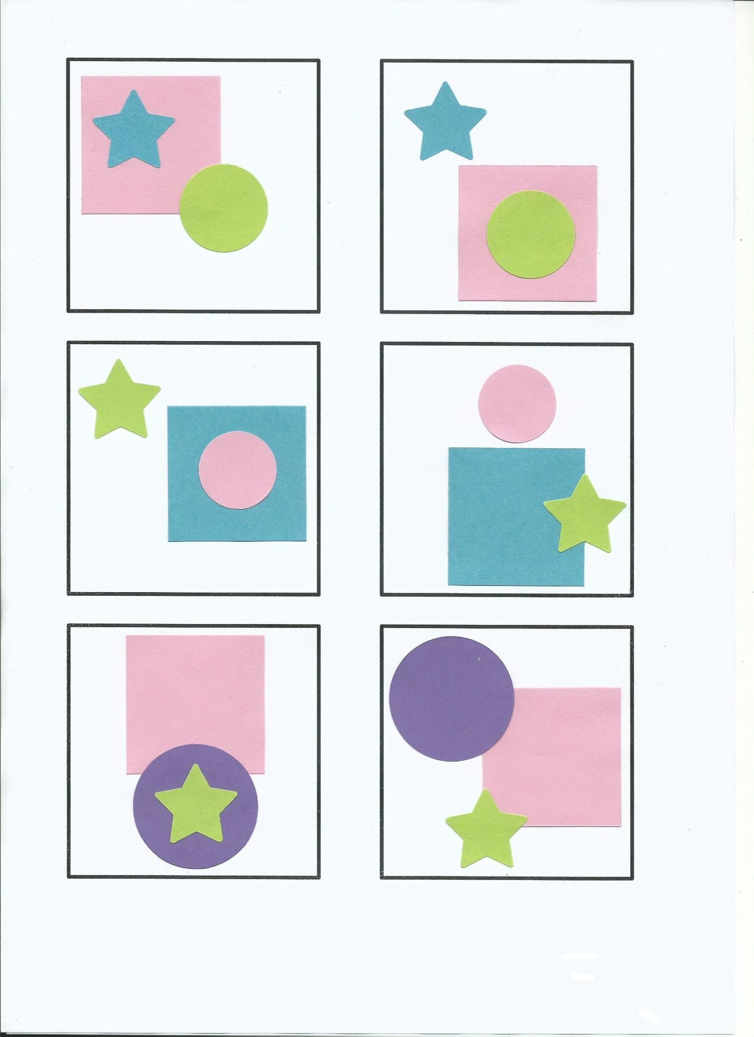 Karten ausschneiden – 6 Paare zuordnen | tinasblumenwiese